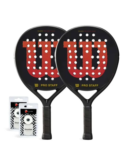Pack Of Wilson Pro Staff V2 Team Paddles | Ofertas De Padel