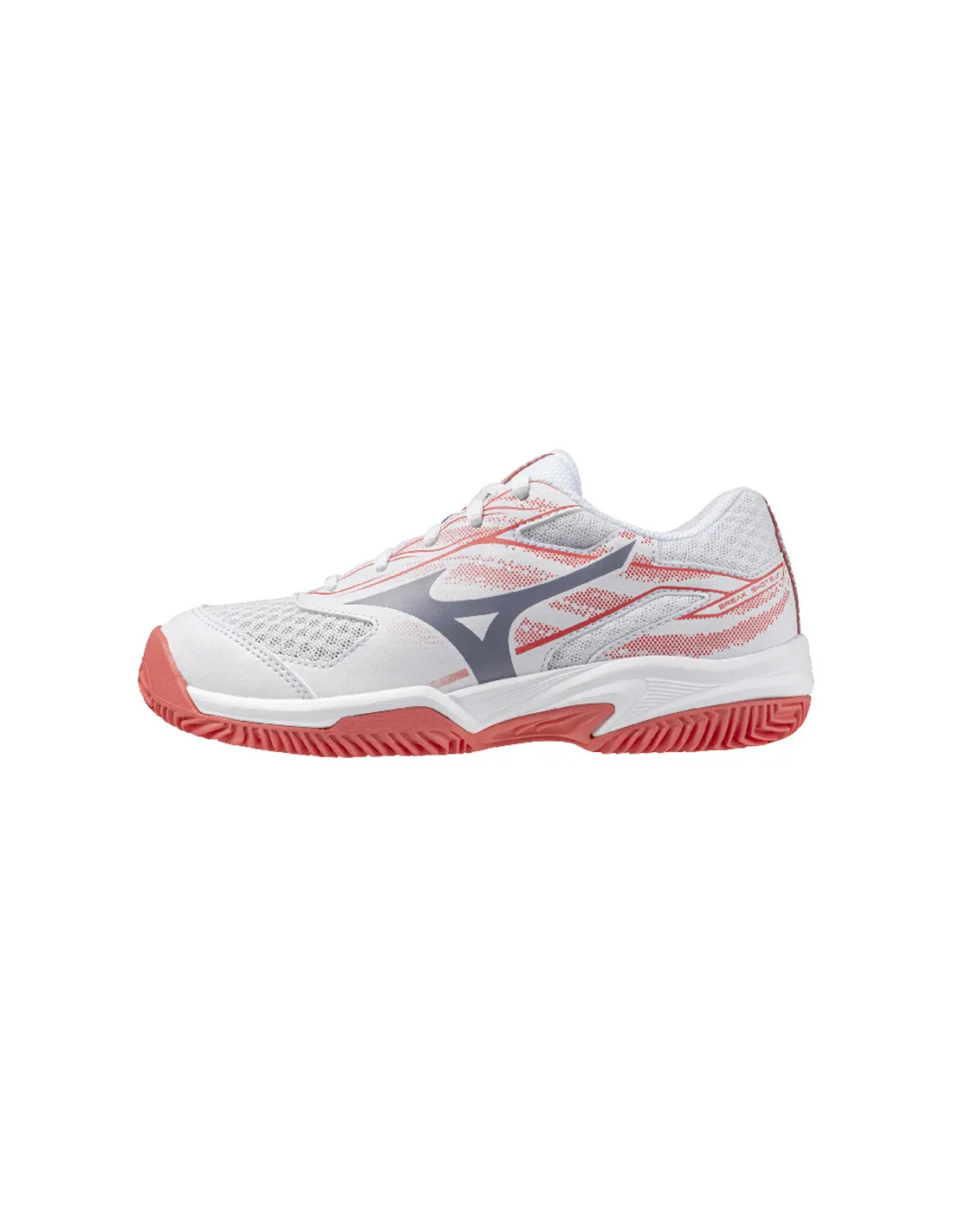 Mizuno Break Shot 5 Cc Blanco Rosa Junior | Ofertas De Padel