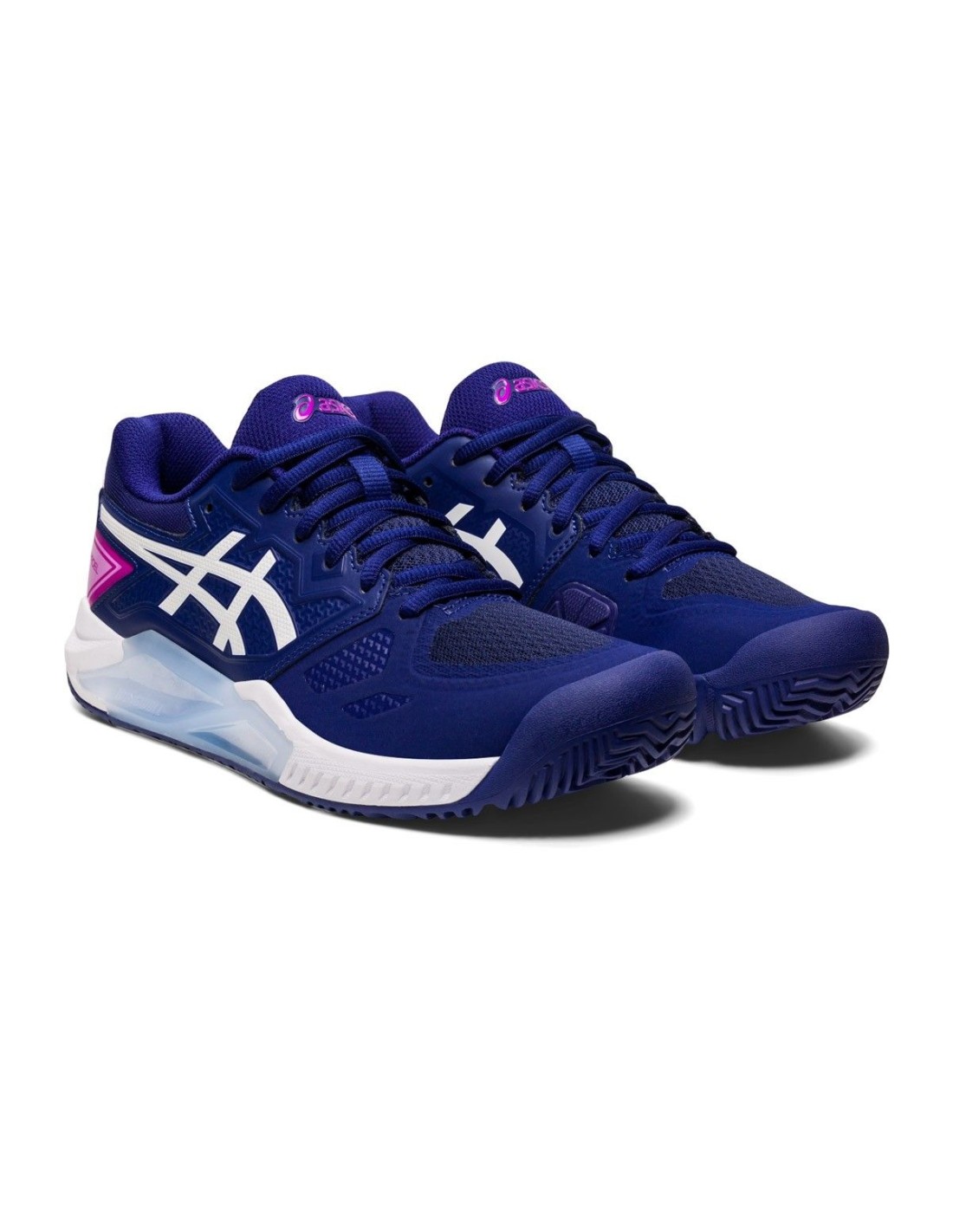 Asics Gel Challenger 13 Mulher Azul Branco 1042A205-400 | Ofertas D...